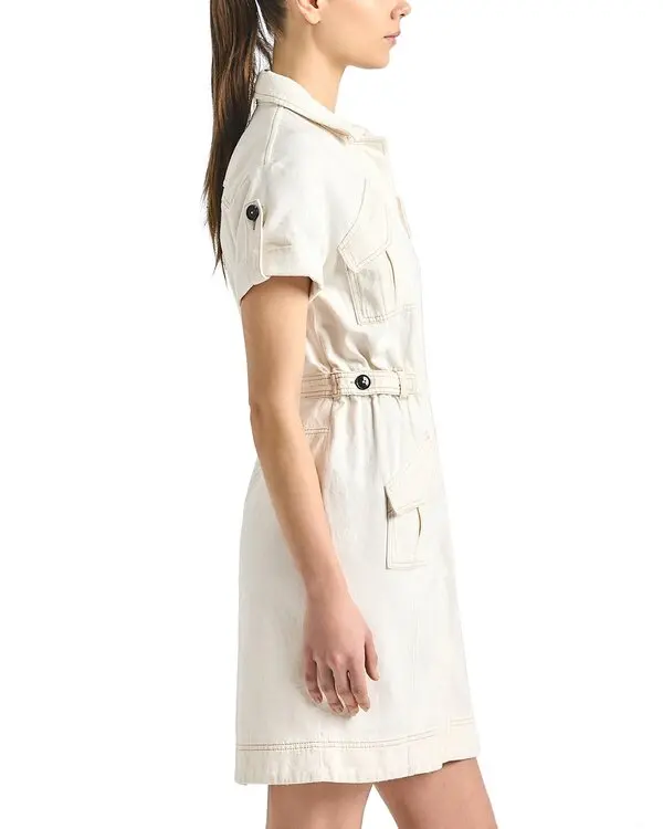 Buy Derek Lam 10 Crosby Clotilde Denim Dress - Soft White At 50